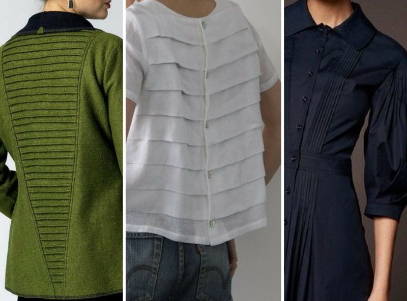 Exploring techniques. 10 ideas using sewing tuck details - Dream. Cut. Sew